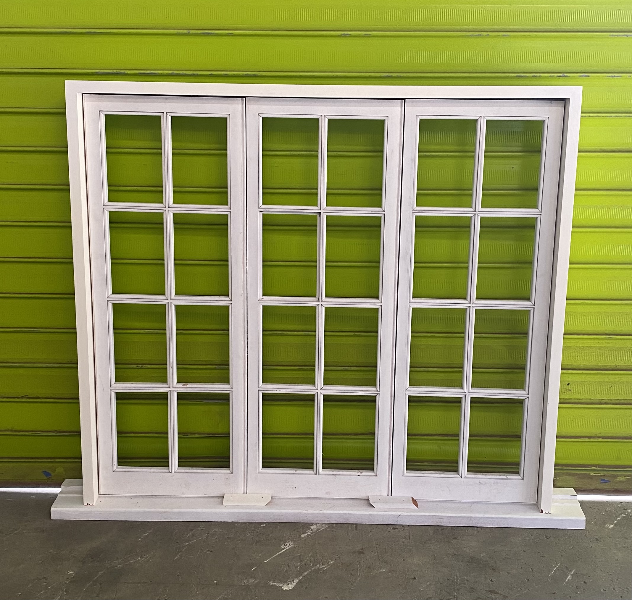 Triple 8 light casement window - Woodworkers XS